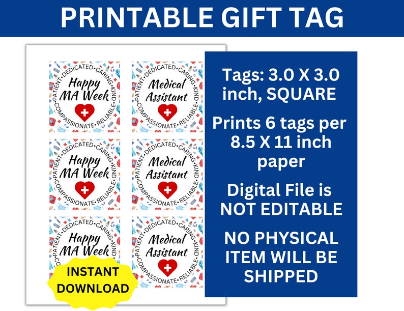 Medical Assistant Week Printable Banner, Happy MA Week, Medical ...