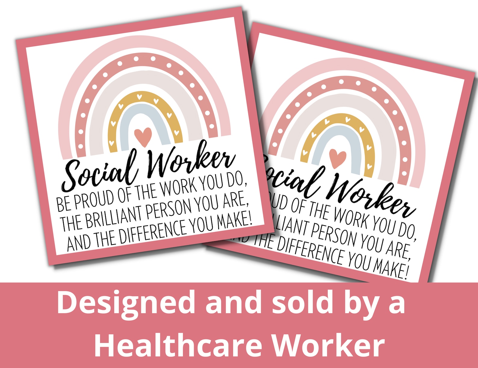 Social Worker Printable Gift Tag, Happy Social Work Week, Social Worker ...