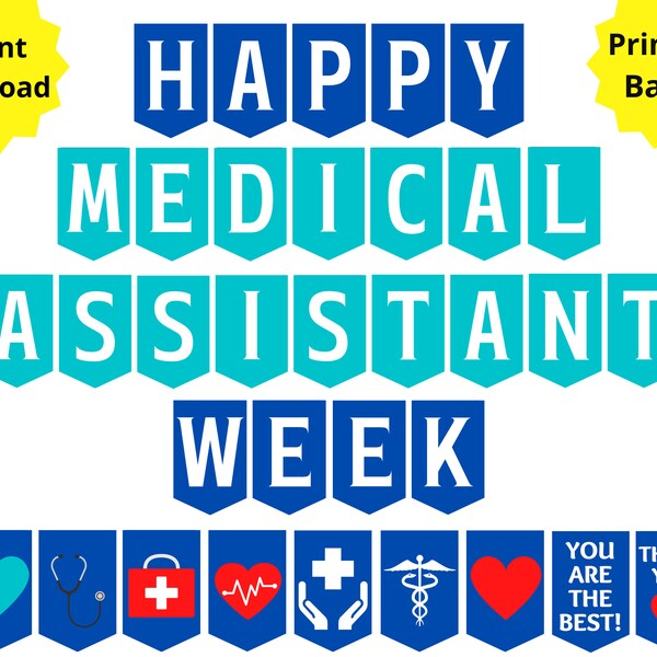 Printable Medical Assistant Appreciation Sign - Etsy