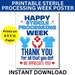 Sterile Processing Week Printable Poster, SPD Week, Central Service ...