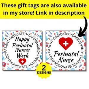 Perinatal Nurses Week Printable Poster, Perinatal Nurse Week Sign ...