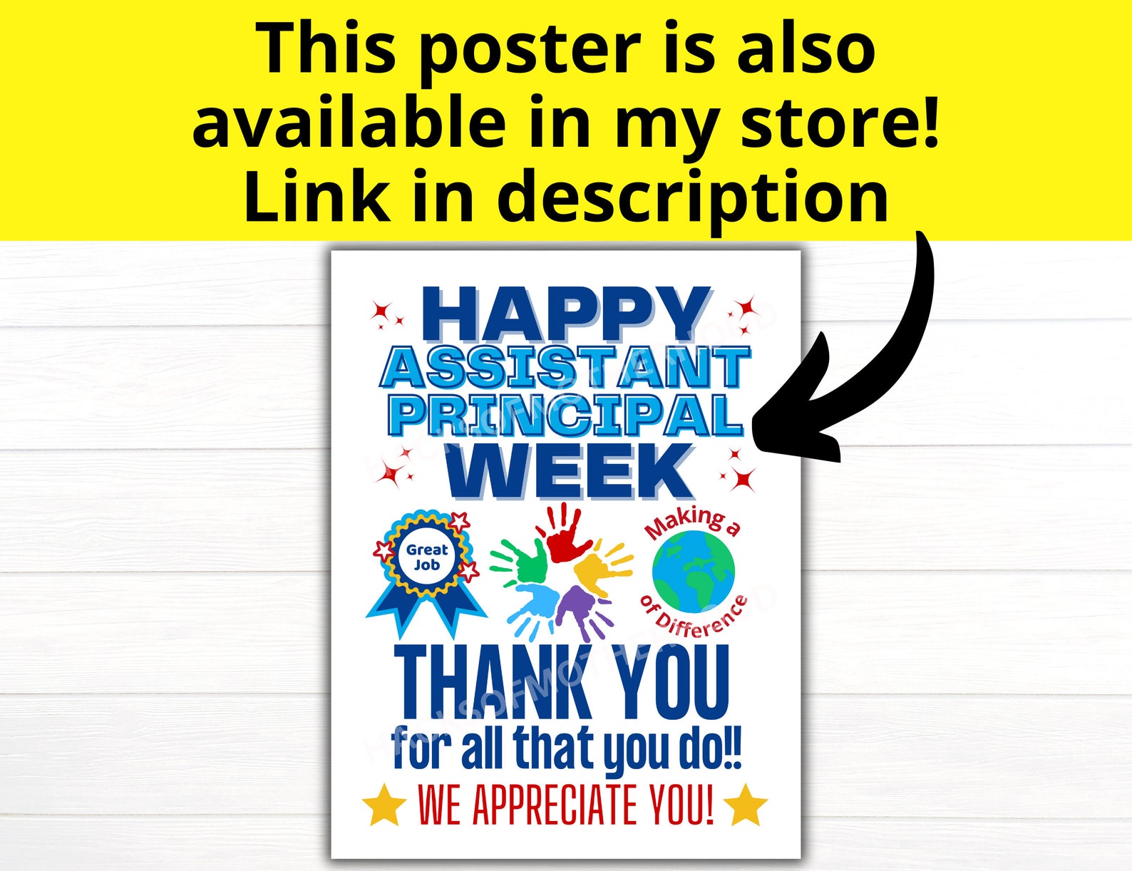 Assistant Principal Week Printable Gift Tag, Assistant Principal Week ...