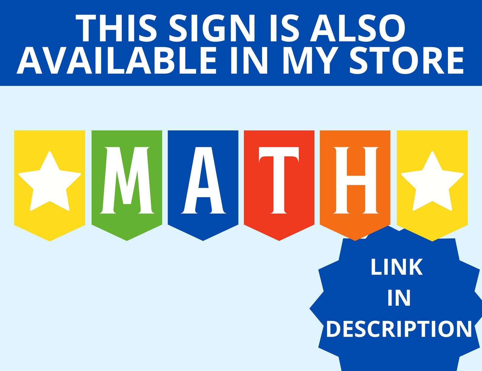 Reading Corner Banner Printable, Reading Corner Decoration Printable ...