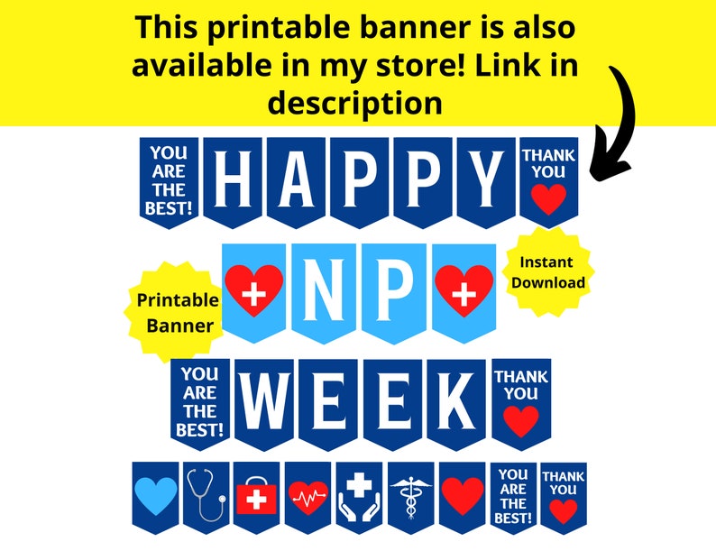Nurse Practitioner Week Printable Gift Tags, Happy NP Week, Nurse ...