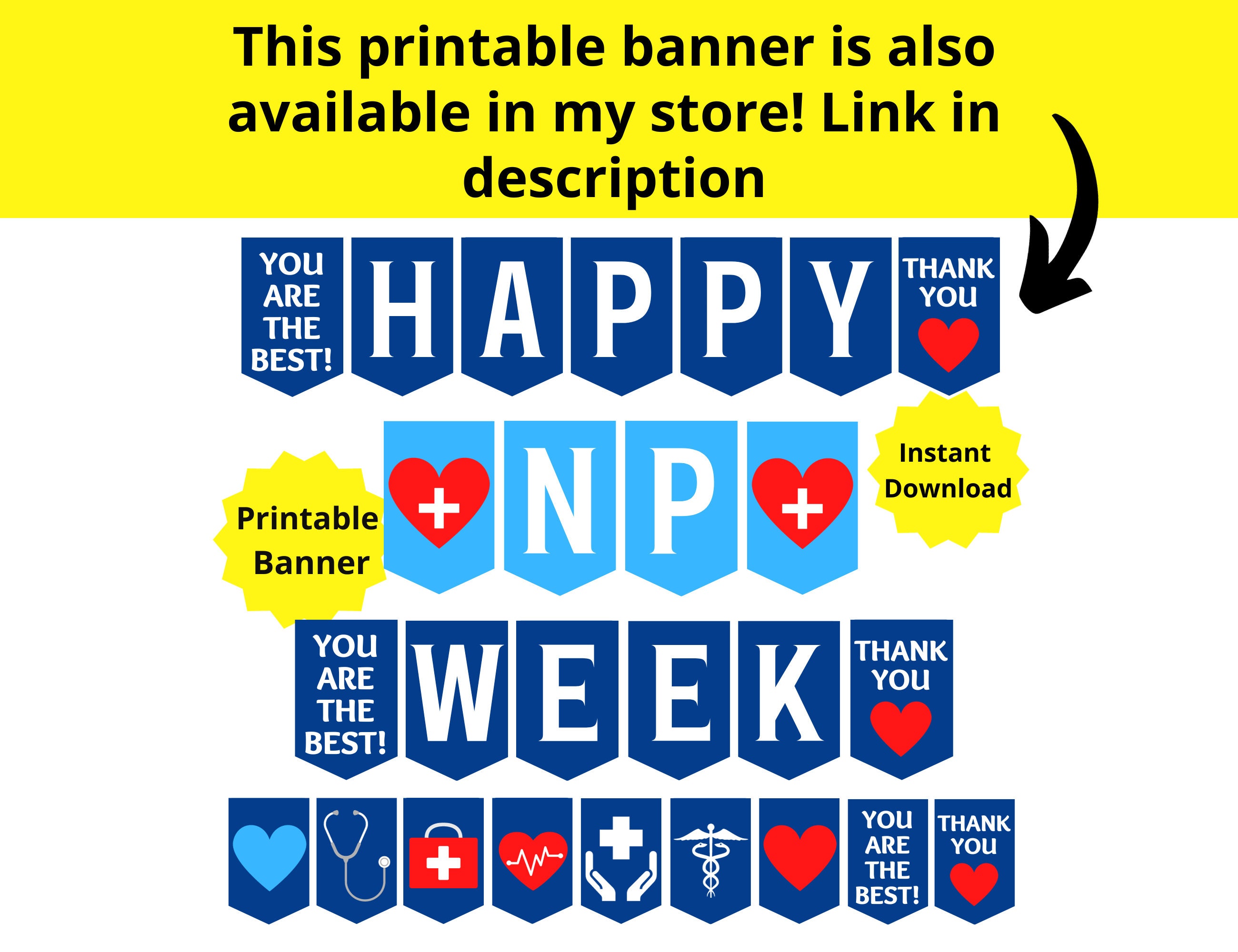 Nurse Practitioner Week Printable Gift Tags, Happy NP Week, Nurse ...