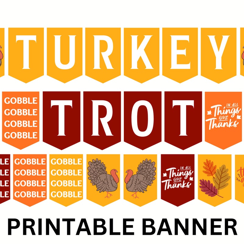 Thanksgiving Banner - Etsy