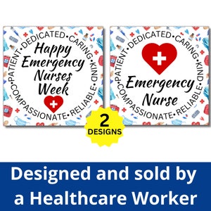 Emergency Nurses Week Printable Gift Tags, ER Nurse Week Gift ...