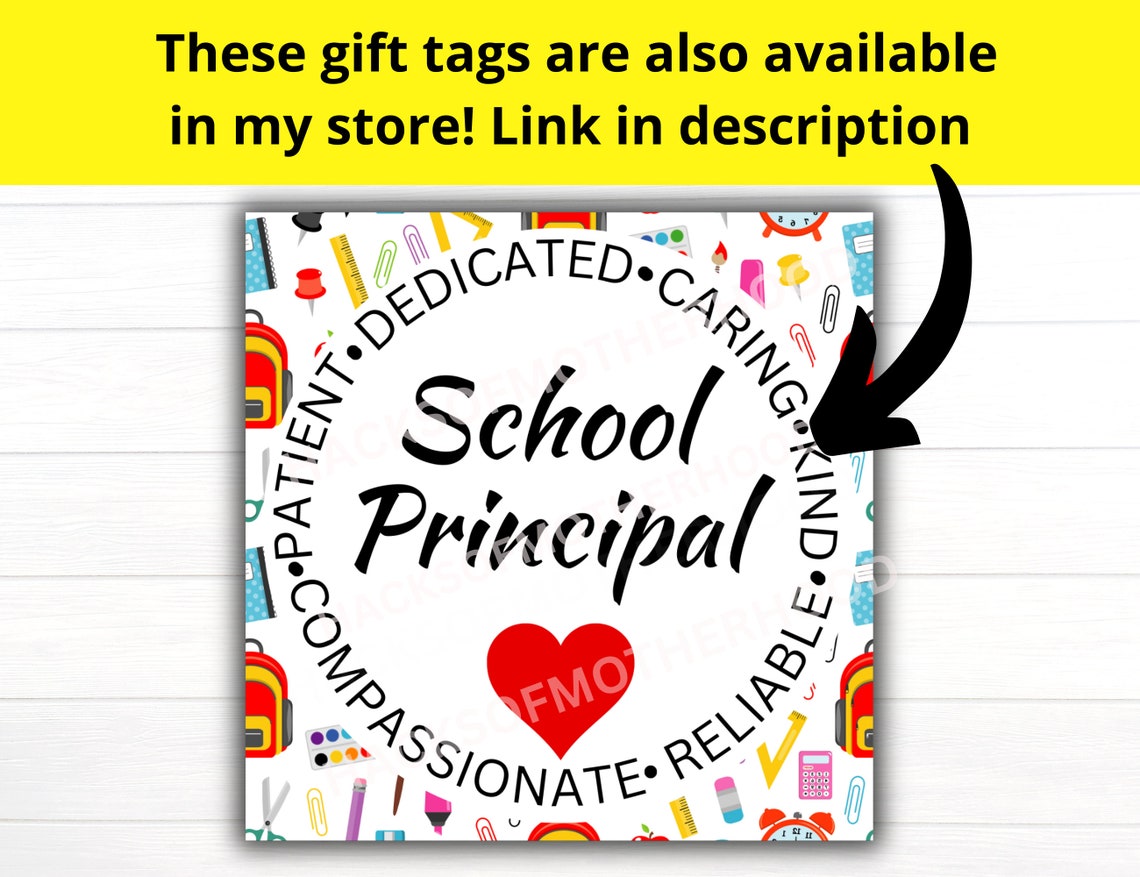 School Principal Day Printable Poster, School Principal Day Sign ...