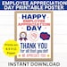 Employee Appreciation Day Printable Poster, Happy Employee Appreciation ...