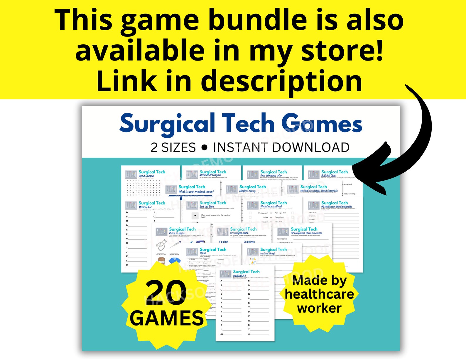 Surgical Scrub Tech Printable Banner, Happy Surgical Scrub Tech Week ...