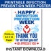 Infection Prevention Week Printable Poster, Happy Infection Prevention ...