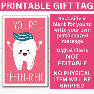Dental Valentine's Day Cards, 6 Pack Funny Dental Pun Valentines ...