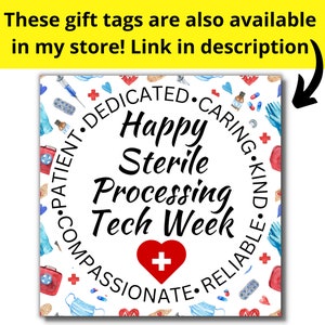 Sterile Processing Tech Week Printable Banner, SPD Tech Week, Central ...