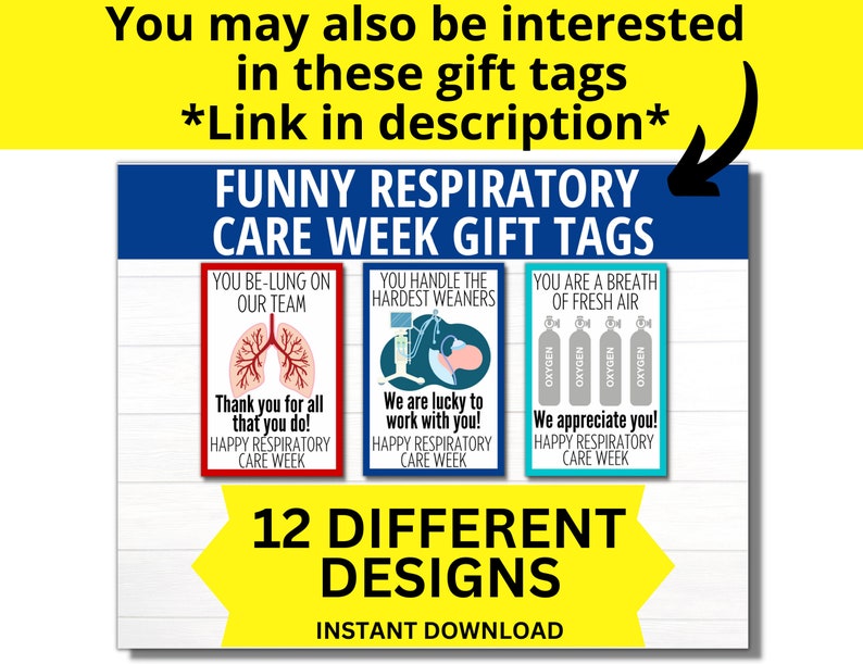 Respiratory Care Week Printable Banner, We Love Our Respiratory ...