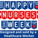 Nurses Week Printable Banner, Happy Nurses Week Sign, Nurse ...