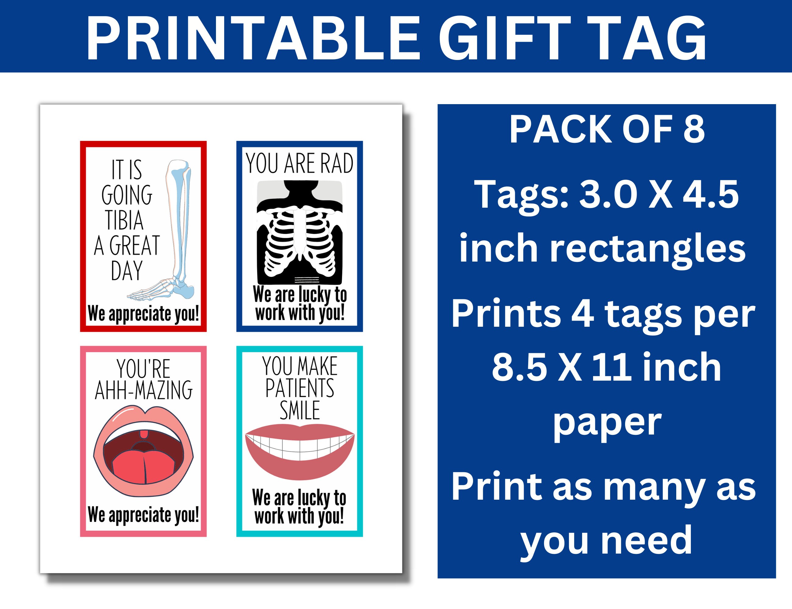 Funny Medical Appreciation Cards 8 Pack Medical Pun Cards - Etsy