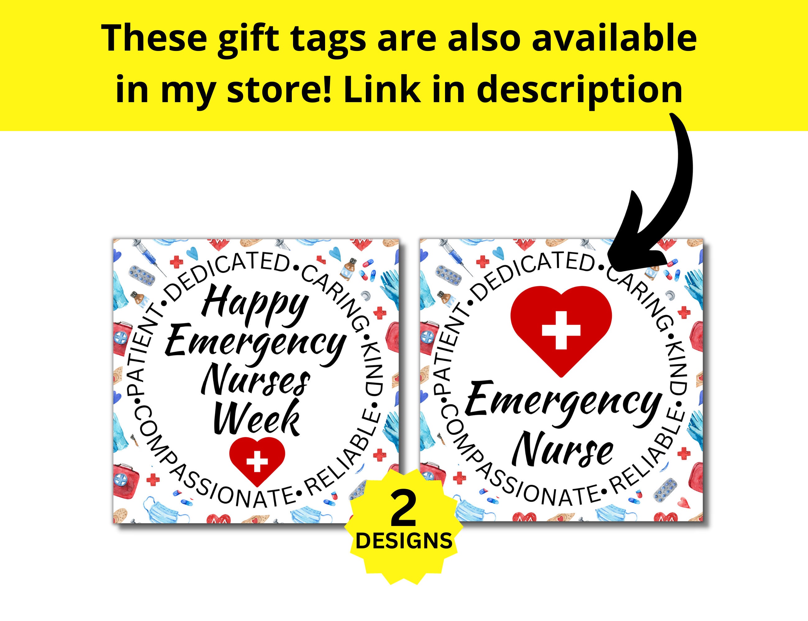 Emergency Nurses Week Printable Poster, ER Nurse Week Sign, Emergency ...