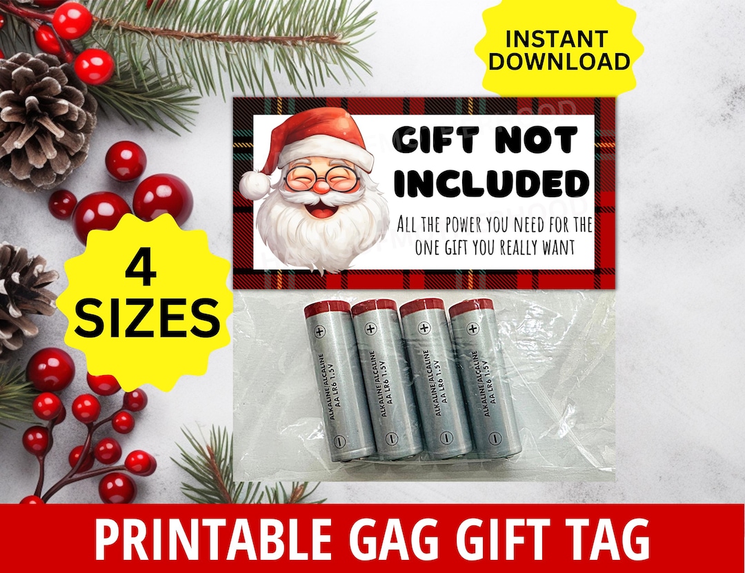 Gag Gifts for Christmas, Funny White Elephant Gift, Gift Not Included ...