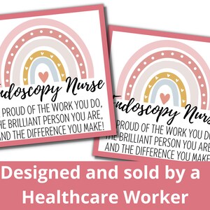 Endoscopy Nurses Printable Gift Tag, GI Week, GI Nurse Week, Endoscopy ...