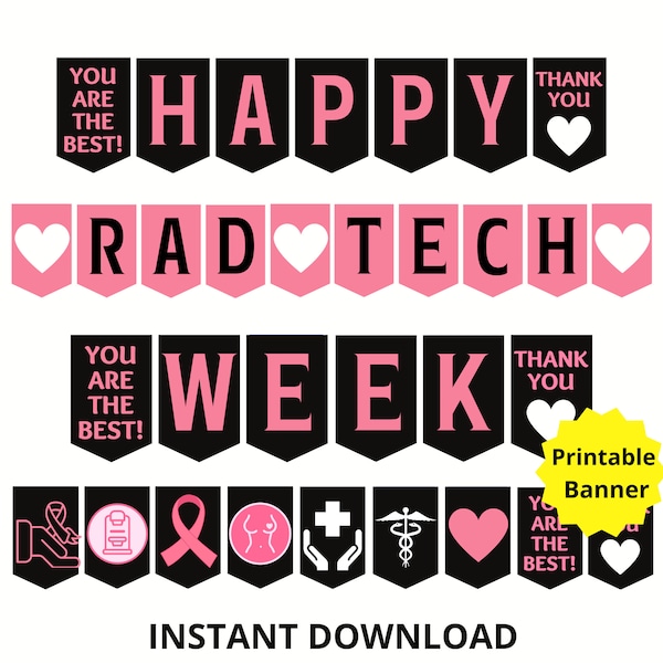 Rad Tech Week Banner - Etsy