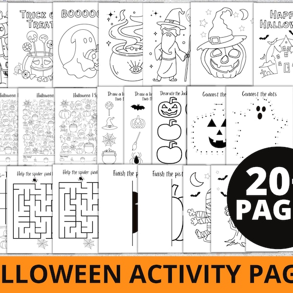 Activity Sheets - Etsy