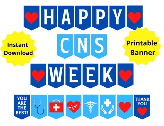 Clinical Nurse Specialist Week Printable Banner Clinical - Etsy