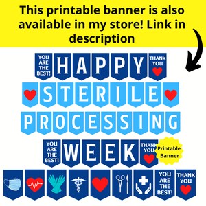 Sterile Processing Tech Week Printable Gift Tags, SPD Tech Week ...