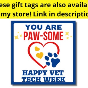 Veterinary Technician Printable Banner, Happy Vet Tech Sign, Veterinary ...