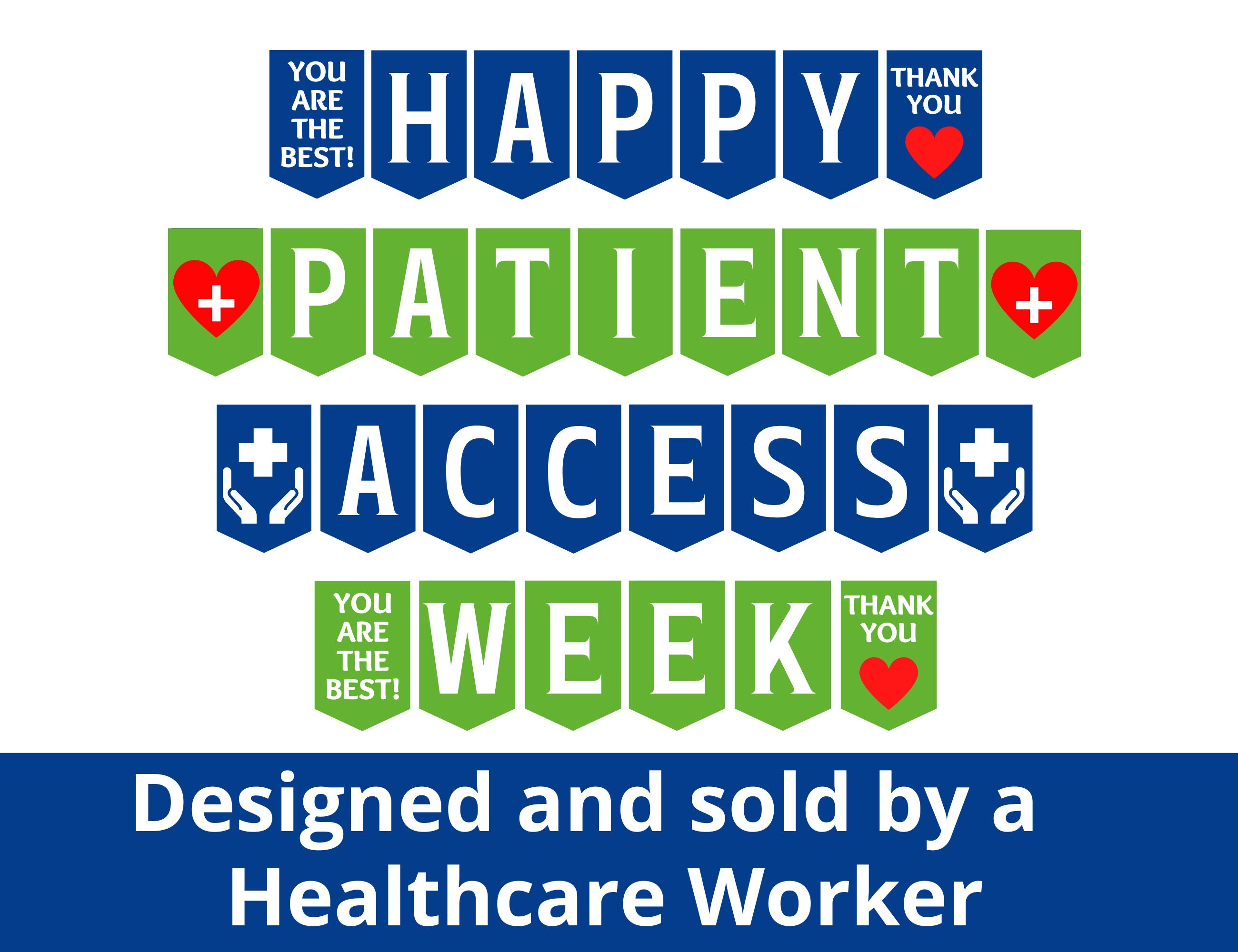 Patient Access Week Printable Banner, Patient Access Professionals Week ...