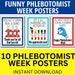 Phlebotomist Week Printable Poster Bundle, Phlebotomy Week Signs ...