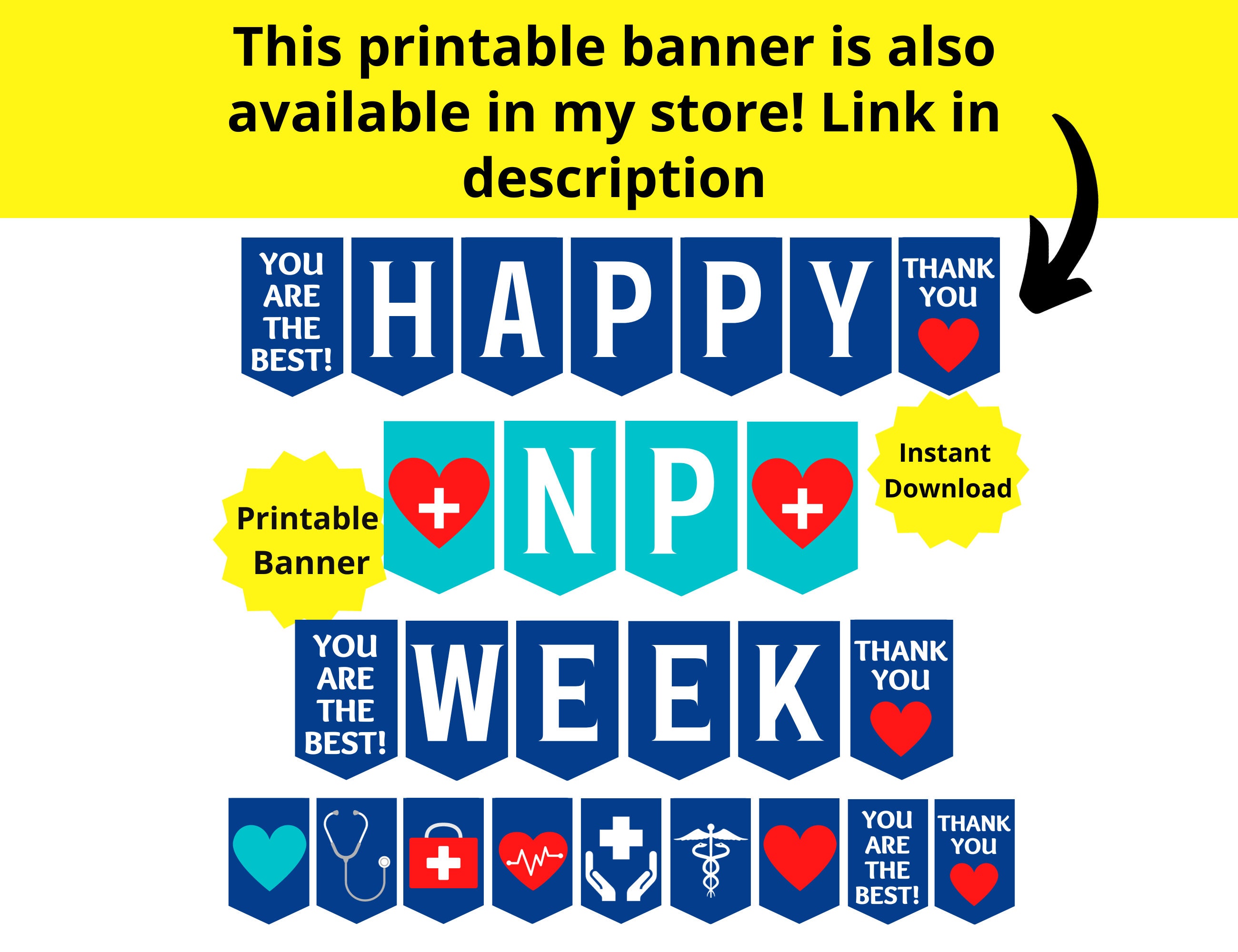 Nurse Practitioner Week Printable Gift Tags, Happy NP Week, Nurse ...