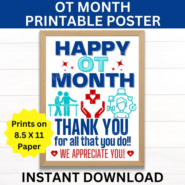Ot Month Poster - Etsy
