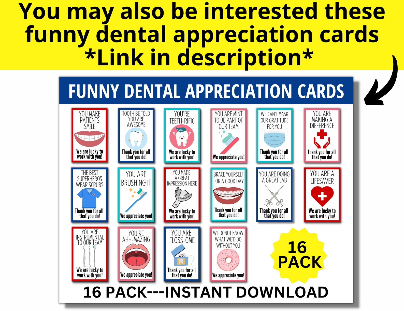 Dentist Day Printable Banner, Happy Dentist Day Sign, Dentist ...