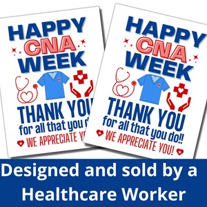 Certified Nursing Assistant Week Printable Poster, CNA Week Sign, CNA ...