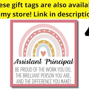 Assistant Principal Week Printable Poster, Assistant Principal Week ...