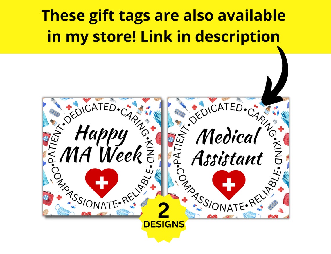 Medical Assistant Week Printable Banner, Happy MA Week Sign, Medical ...