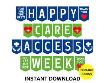 Patient Access Week Printable Banner, Patient Access Professionals Week ...