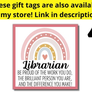 School Librarian Day Printable Banner, School Librarian Week Sign ...