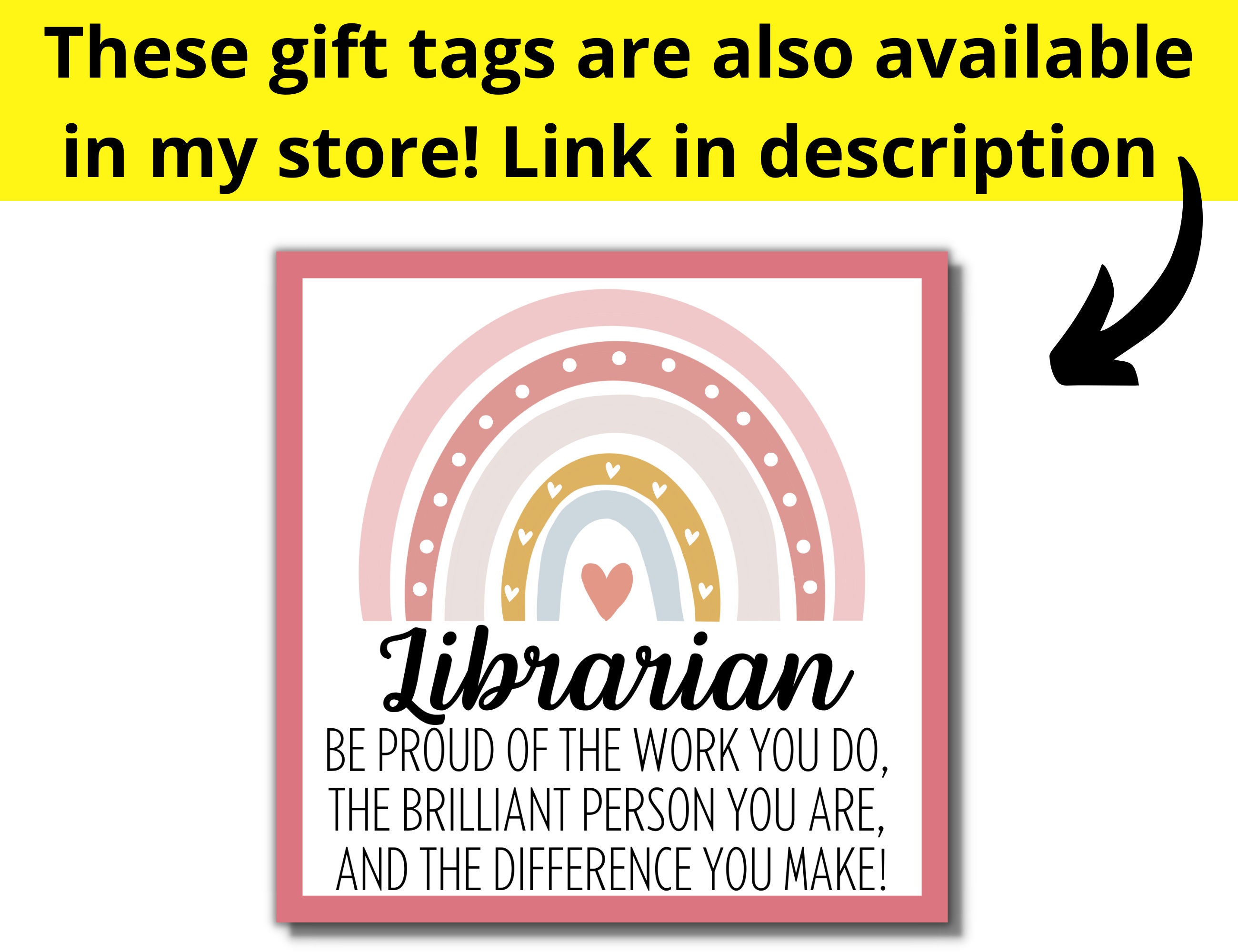 School Librarian Day Printable Banner, School Librarian Week Sign ...
