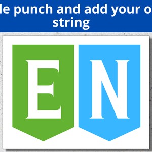 English Banner Printable, English Classroom Banner, English Teacher ...