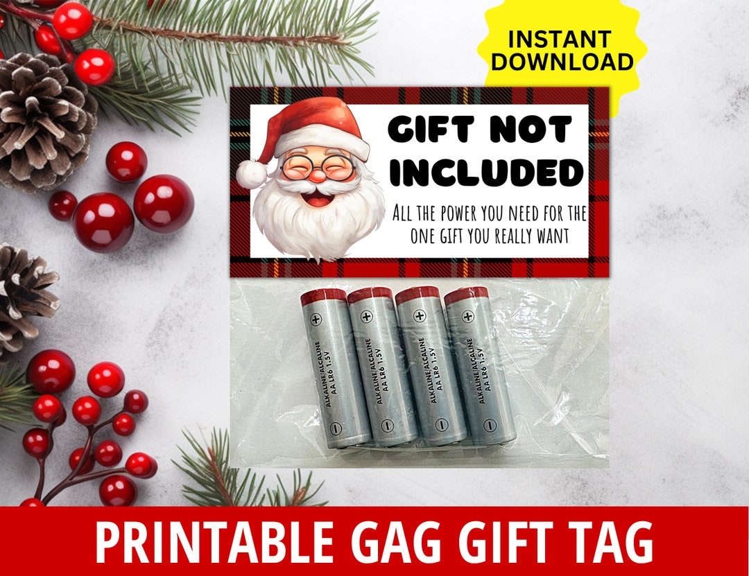 Gag Gifts for Christmas, Funny White Elephant Gift, Gift Not Included ...