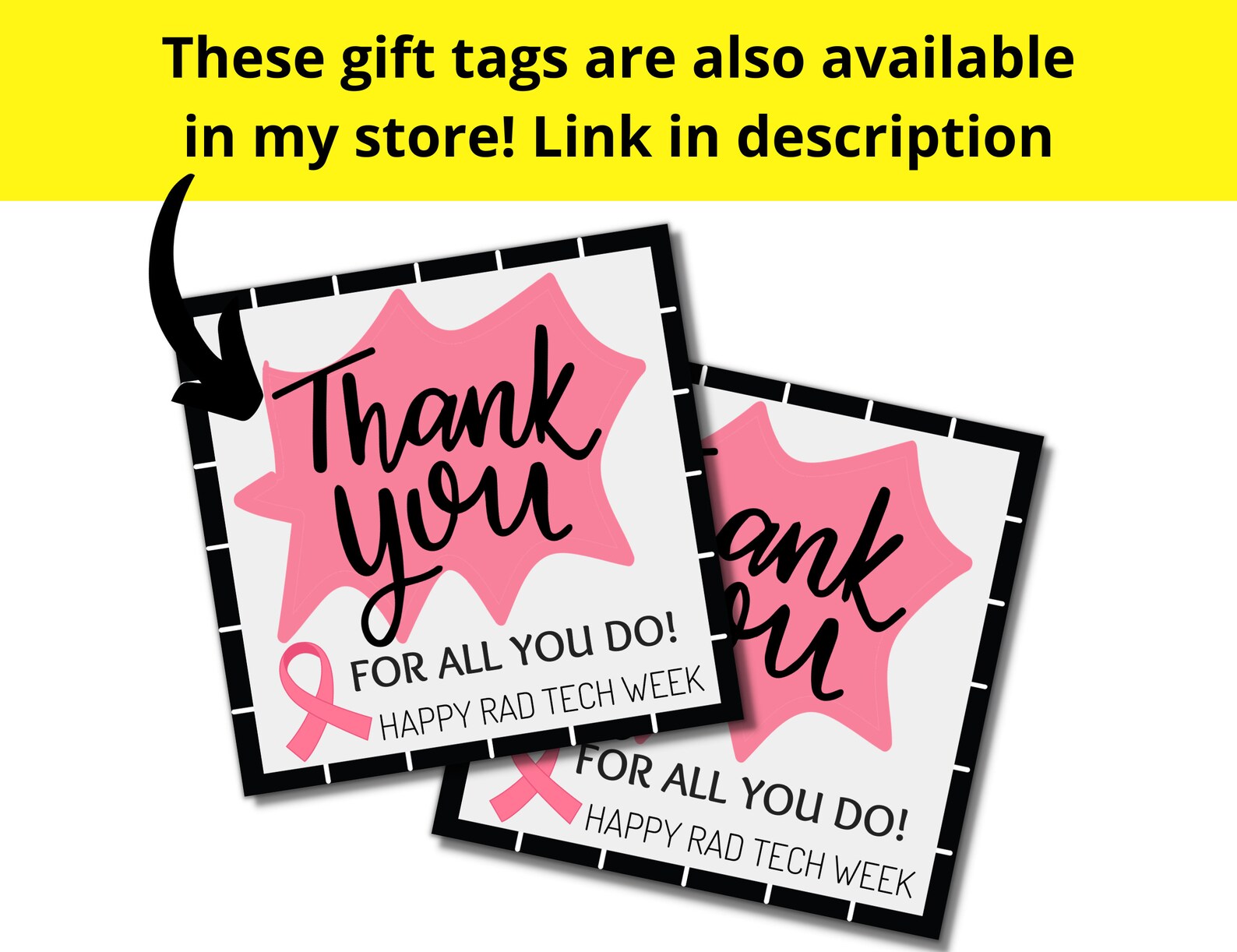 Radiologic Tech Week Printable Bundle, Radiology Tech Week, Pink Rad ...