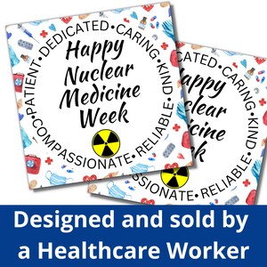 Nuclear Medicine Week Printable Gift Tag, Nuclear Medicine Week ...