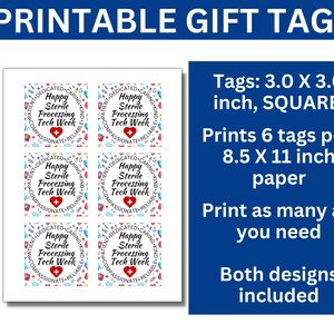 Sterile Processing Tech Week Printable Bundle, SPD Tech Week, Central ...