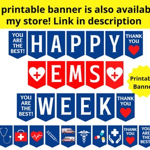 EMS Week Printable Poster, Emergency Medical Services Sign, EMS Week ...