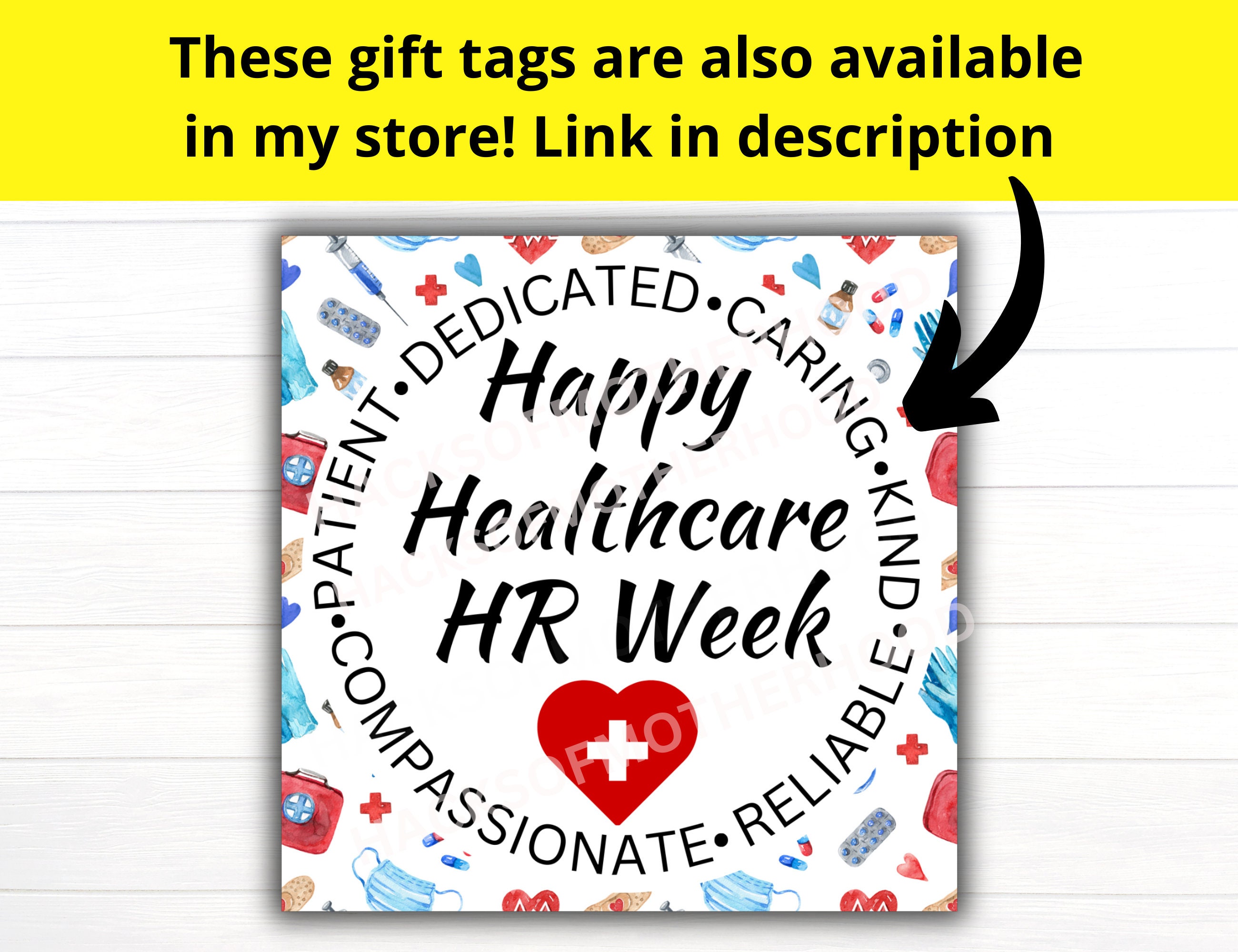 Healthcare Human Resources Printable Bundle, Happy Healthcare HR Week ...