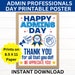 Administrative Professionals Day Printable Poster, Administrative ...