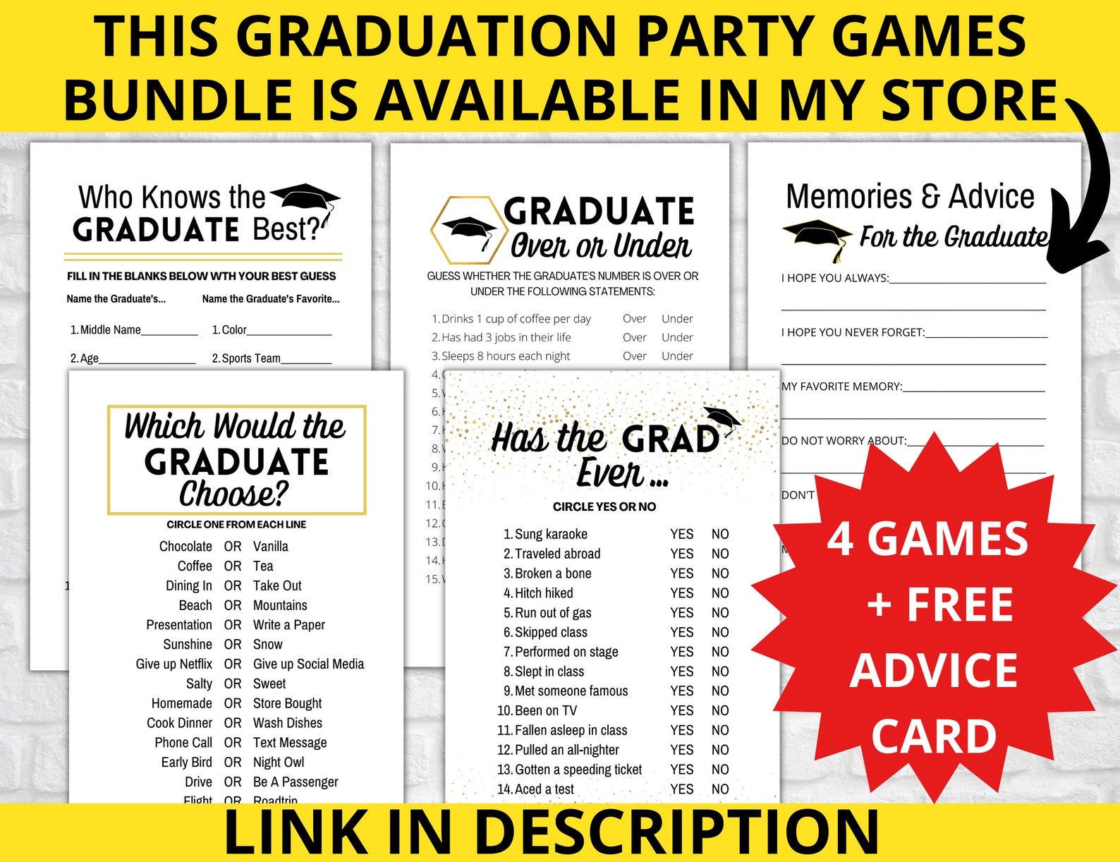 Happy Graduation Printable Banner, Happy Graduation Sign, Graduation ...