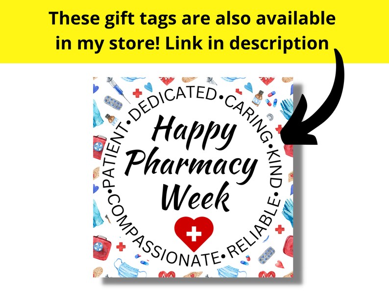 Pharmacy Week Printable Poster, Happy Pharmacy Week Sign, Pharmacist ...