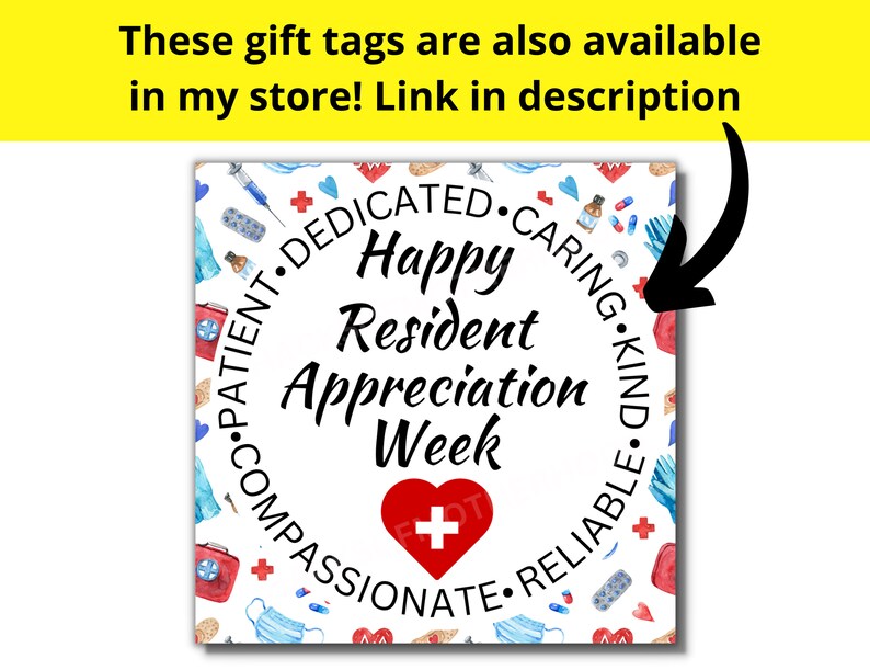 Resident Week Printable Banner, Happy Resident Week Sign, Resident ...